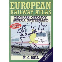 European Railway Atlas Denmark Germany